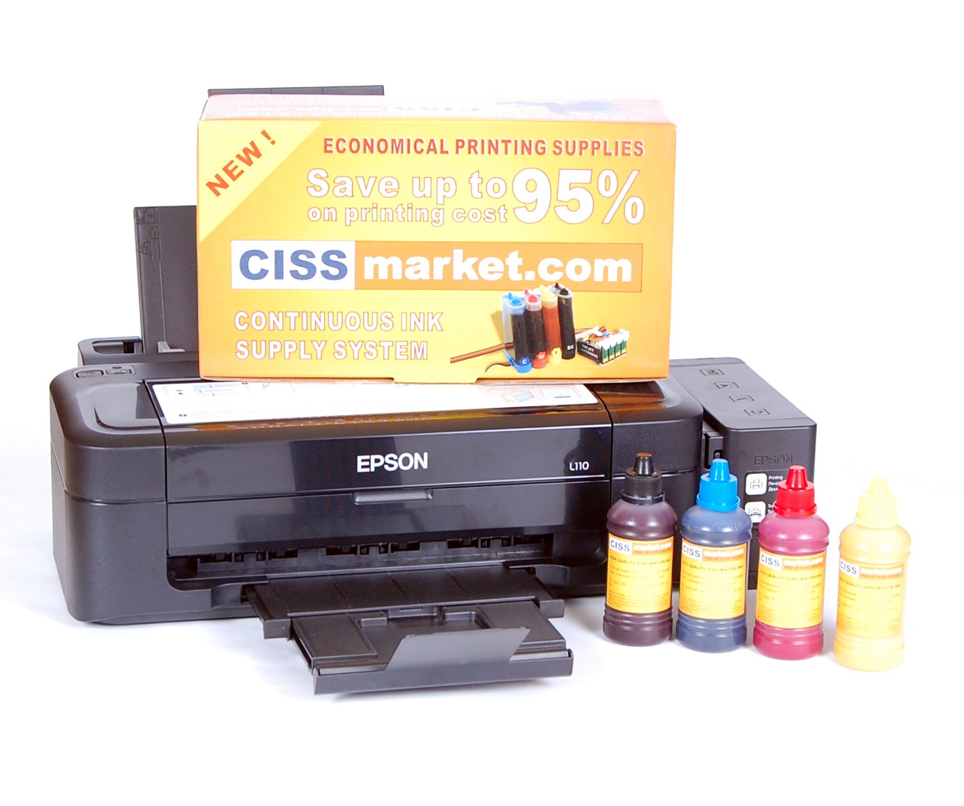 Imprimanta Sublimare Epson L110 cu CISS | CISSmarket