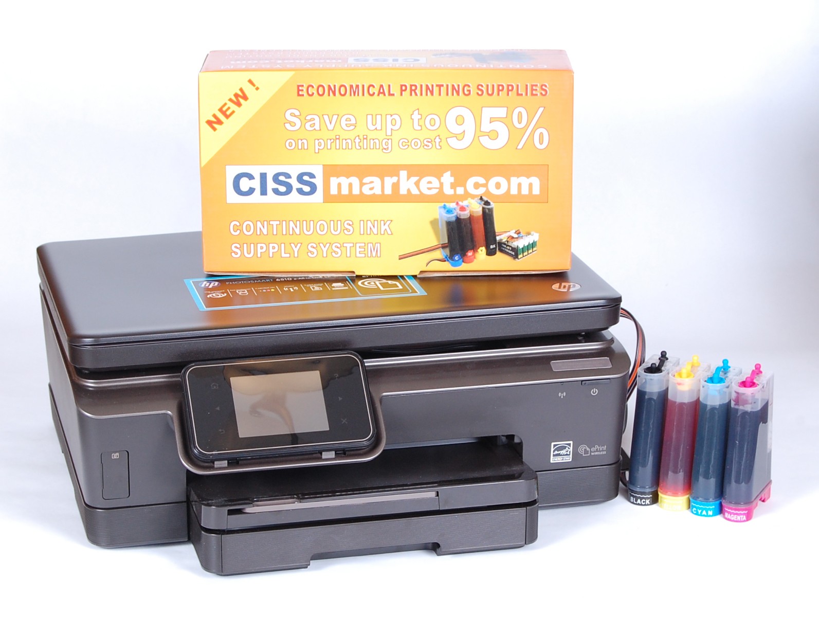 Multifunctional HP DeskJet Ink Advantage 3525 cu sistem CISS - CISSmarket