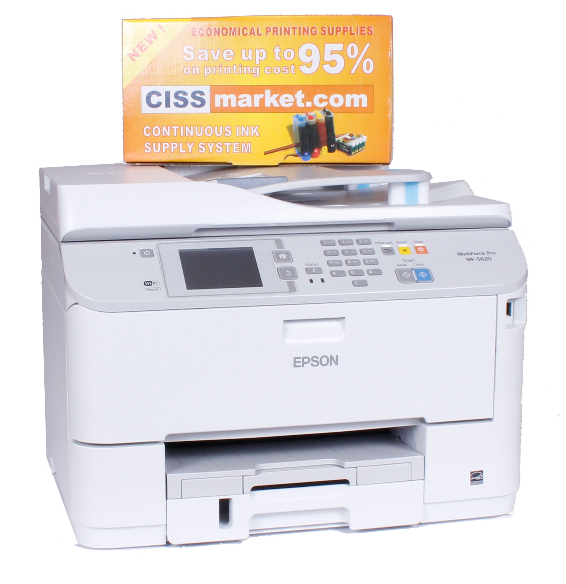 Epson WorkForce Pro WF-5690 DWF cu cartuse refilabile